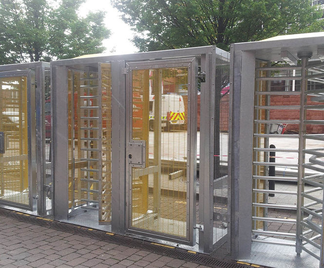 Terror Stopper PAS 68 Pedestrian Portal - steel crash-rated access gate ...