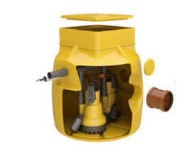695 Groundwater Sump Pump Chamber - suitable for Dual V3, V4 & V6 ...