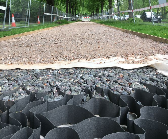 Terram HDPE Geocells for tree root protection | Terram