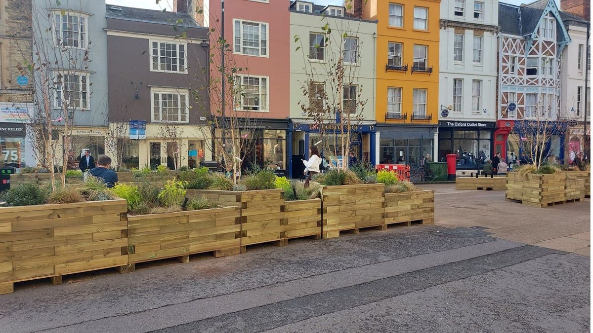 Images for Creating an urban park with moveable planters in Oxford