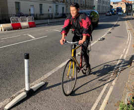 ORCA cycle lane separator | Rediweld Traffic Products | ESI External Works