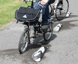 ORCA cycle lane separator | Rediweld Traffic Products | ESI External Works