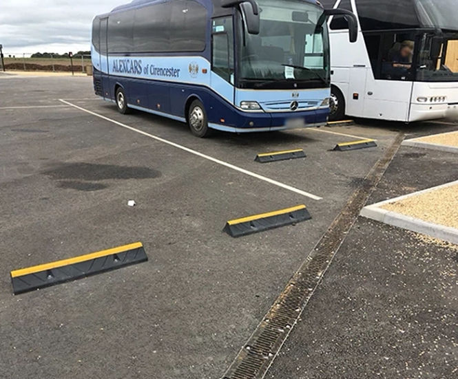 TruckStop parking blocks for trucks and lorries | Rediweld Traffic Products