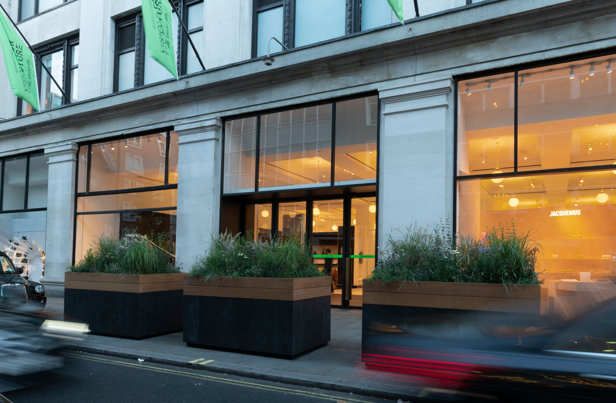 Images for Bespoke HVM barrier planters increase green space at Selfridges