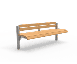 Rondo bench – no arm rests | Urban Street Furniture | ESI External Works