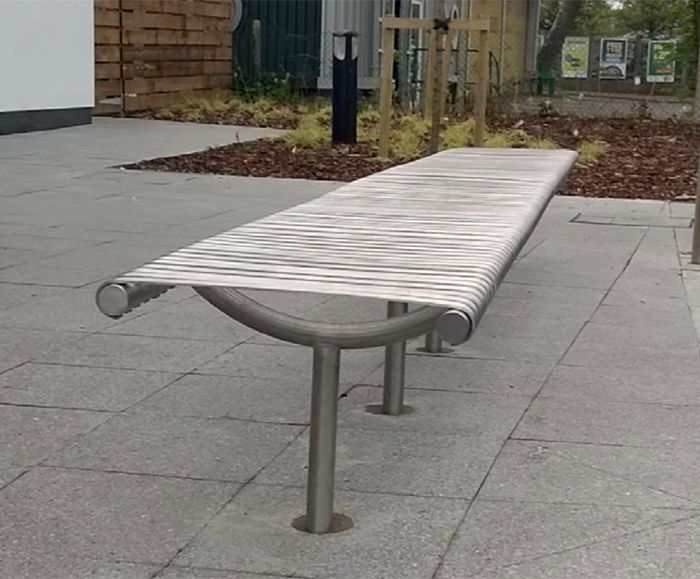 Images for open spaces Rockingham 600 - contemporary metal bench
