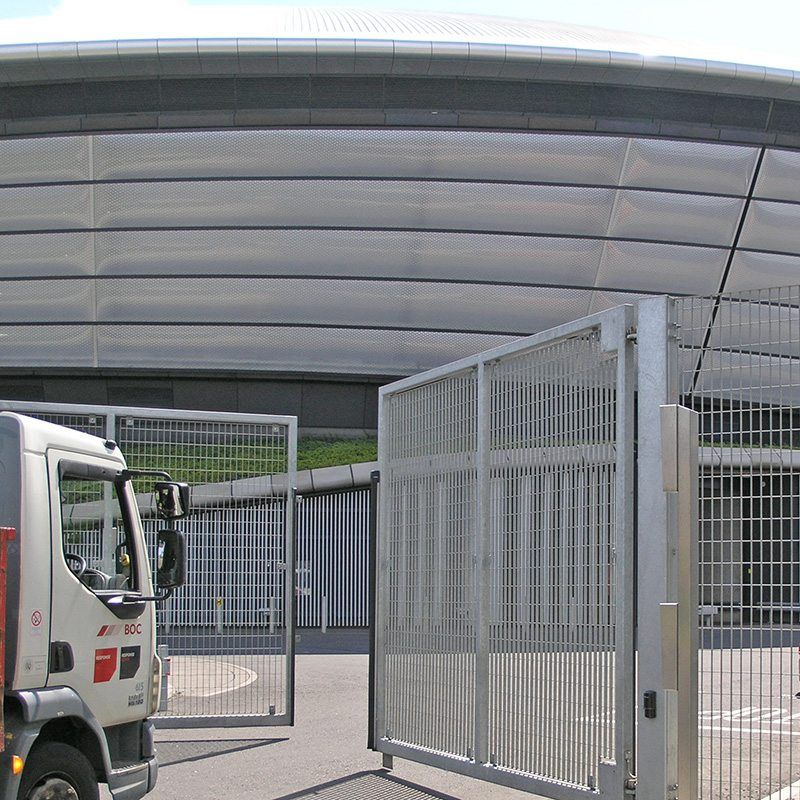 Images for Sliding steel security entrance gates