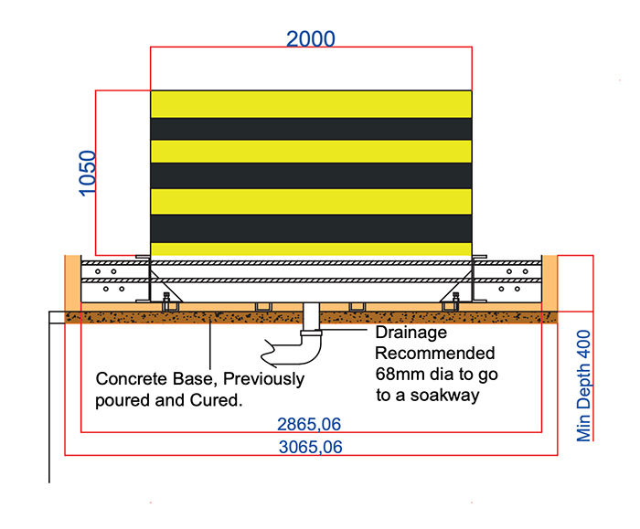 Images for PAS 68 - crash rated shallow mount road blocker