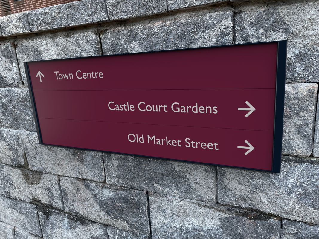 Images for WAY2GO Directional Slat Sign