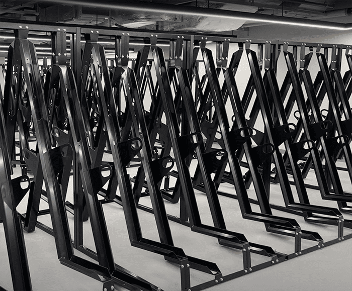 Indoor storage for bikes, e-bikes and e-scooters - Bankside Yards | Images