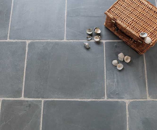National Trust Tintagel aged slate paving slabs | Westminster Stone