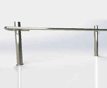 Stainless steel post and rail | EXTERNAL WORKS