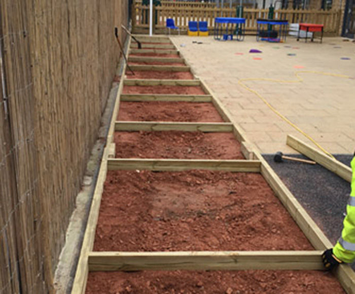Bespoke planters for Whitehorse Manor Primary School | Images