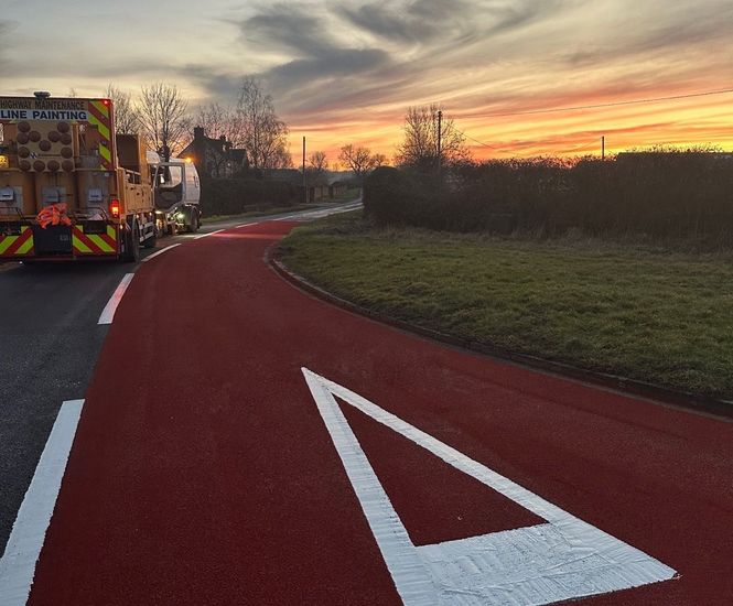 High Friction Surfacing | Geveko Markings