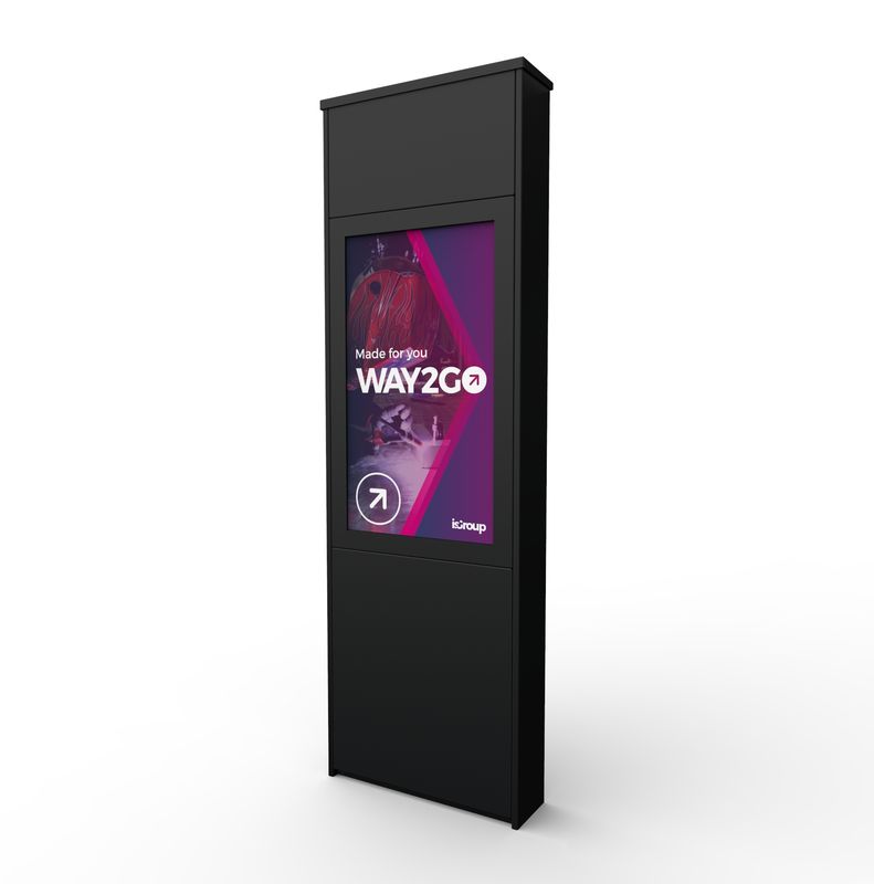 WAY2GO - outdoor digital totem / monolith signs | Images