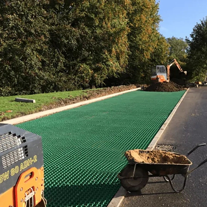CORE GRASS Additional parking installation using core grass 40-60 | Images