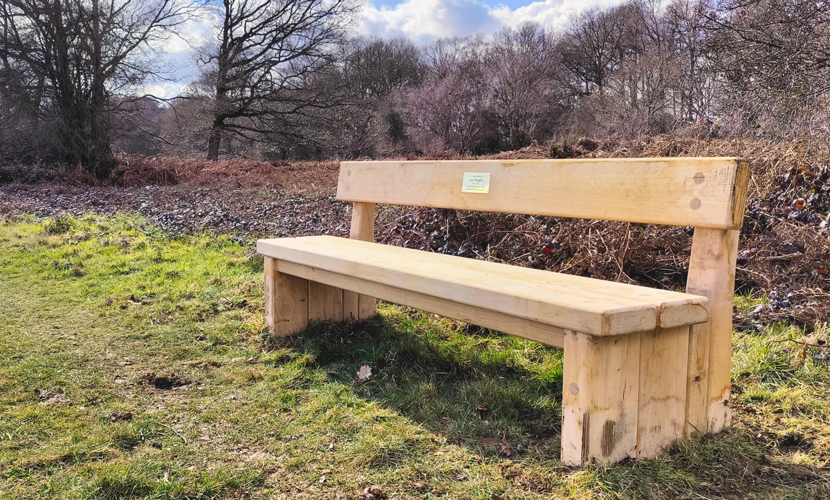 Images for Heavy-duty timber park benches for National Trust