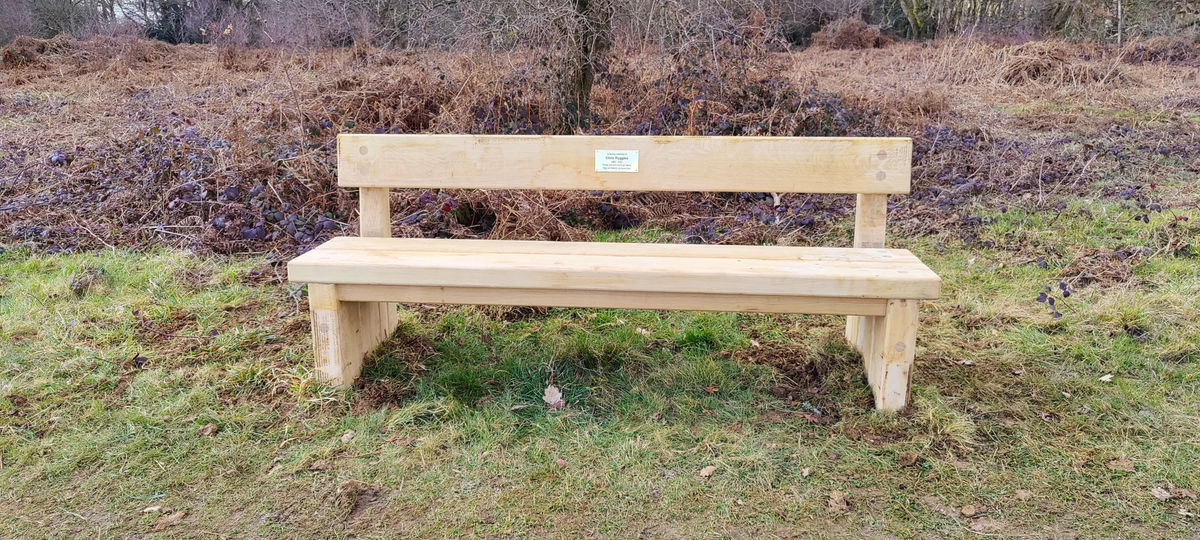 Images for Heavy-duty timber park benches for National Trust
