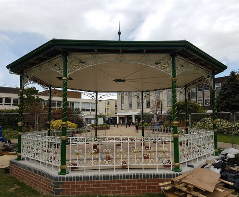 Restoration of Crawley town bandstand | Images