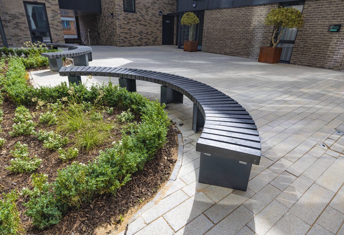 Images for External seating and picnic tables for student accommodation