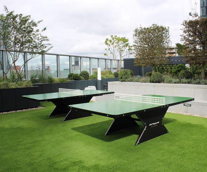 Outdoor table tennis for residential rooftop terrace - Manchester | AMV ...