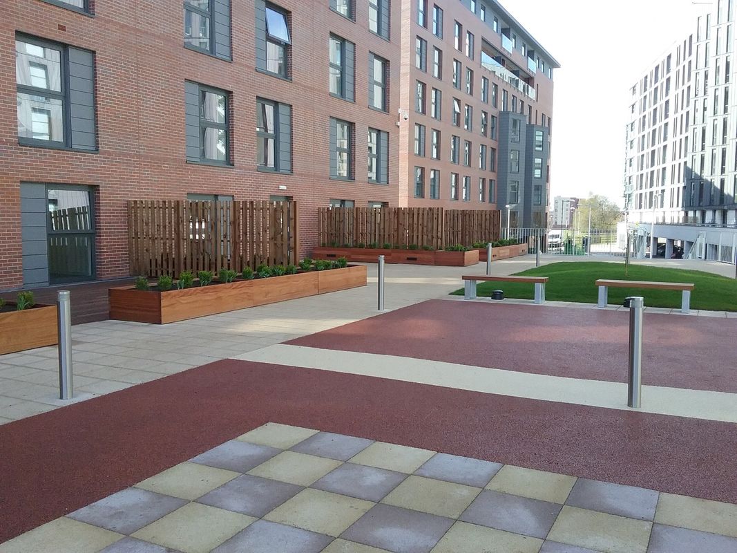 Images for Planters and seating for residents' communal outdoor spaces