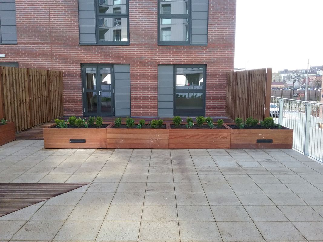 Images for Planters and seating for residents' communal outdoor spaces