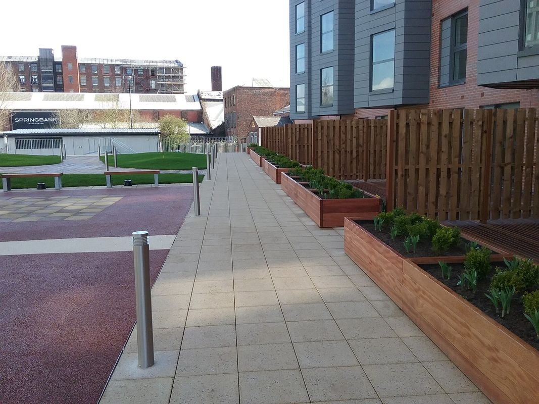 Images for Planters and seating for residents' communal outdoor spaces