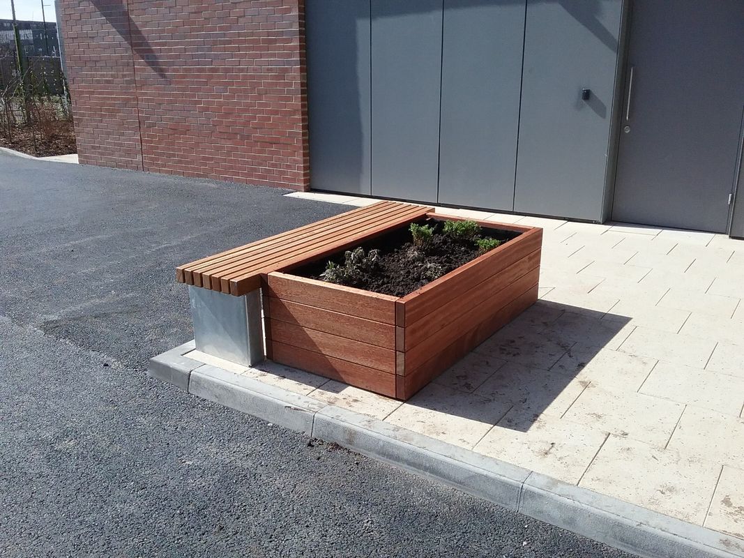 Images for Planters and seating for residents' communal outdoor spaces