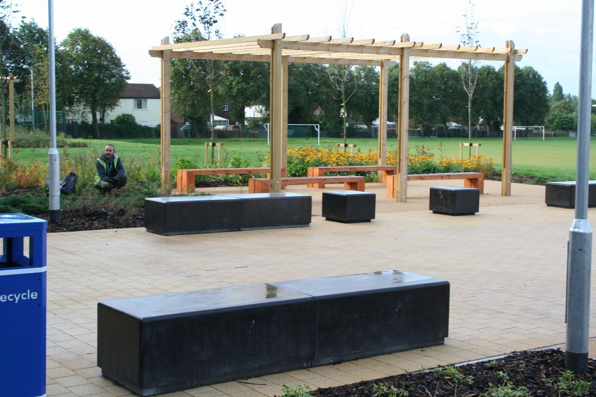 Westminster precast concrete seating | Images