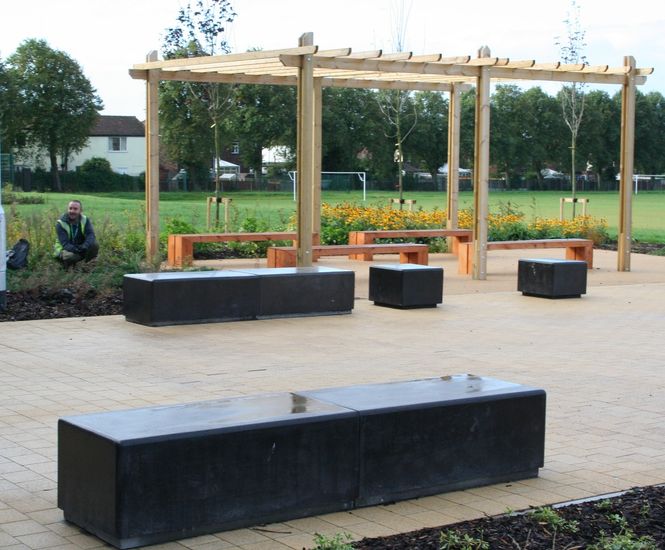 Westminster precast concrete seating | Bailey Street Furniture Group