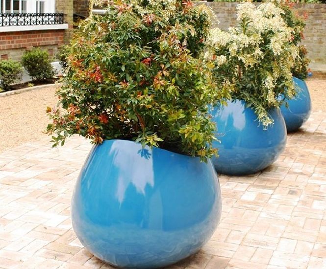 Blob fibreglass planter | Taylor Made Planters