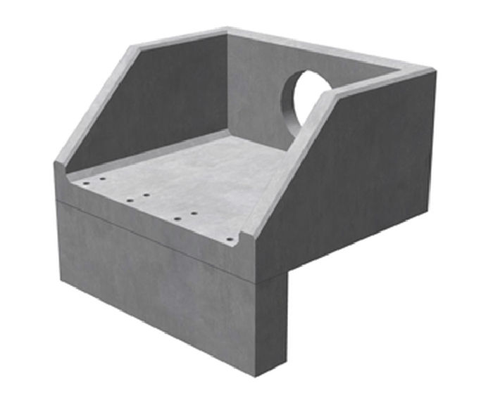 Images for R18A rectangular, single-piece concrete headwalls