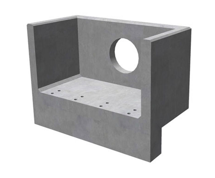 Images for R20B rectangular, single-piece concrete headwalls