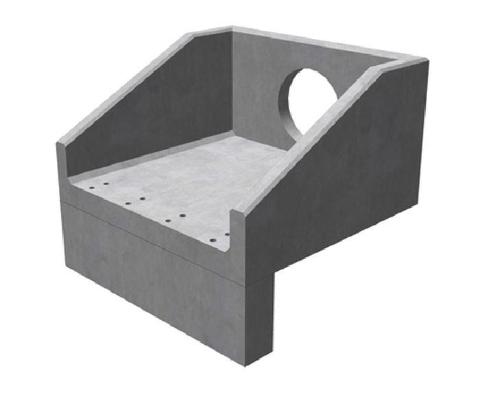 Images for R20B rectangular, single-piece concrete headwalls
