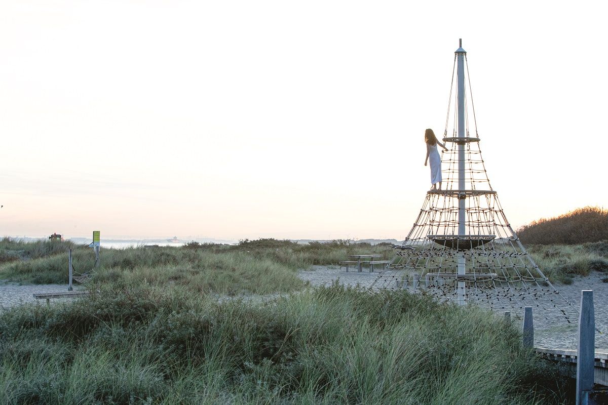 Images for DINO XXL Rope Net Pyramid - climbing playground equipment