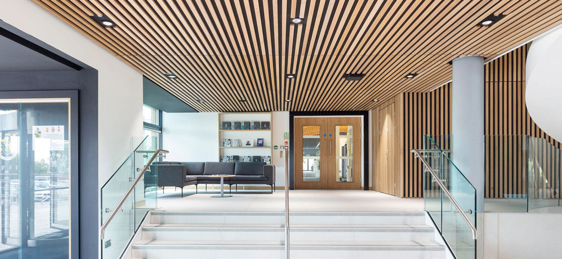 TVS Acoustic Metal Linear suspended ceiling system | TVS Acoustics ...