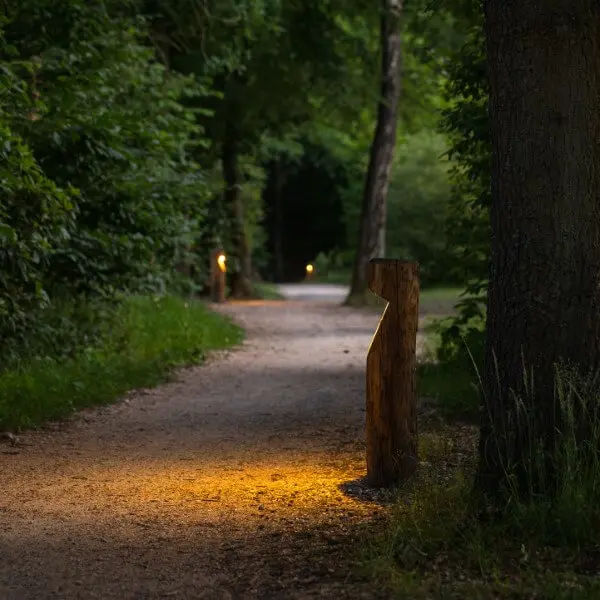 Images for Bosco 93003 wired illuminated timber bollard