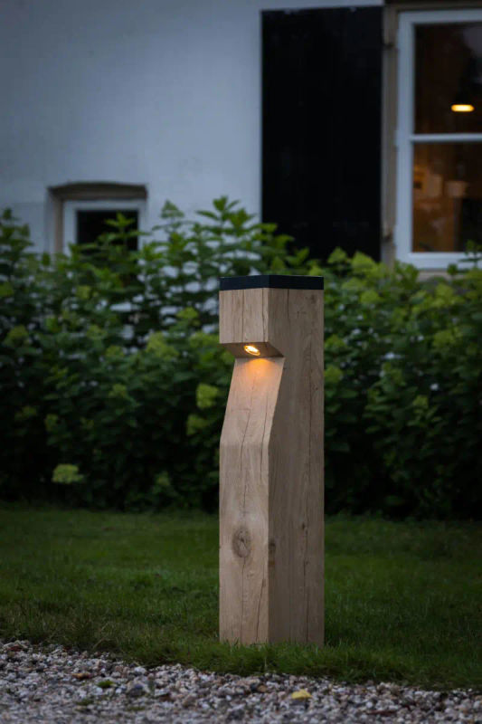 Images for Eye 93002 solar-powered illuminated timber bollard