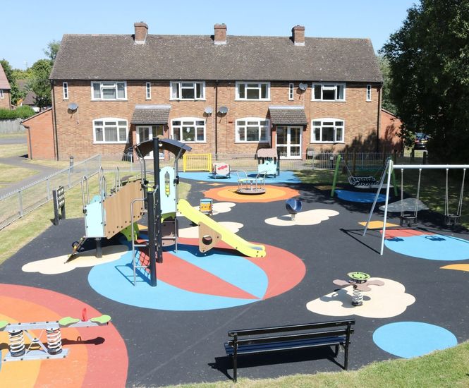 Inclusive family play area designed and installed for RAF base ...