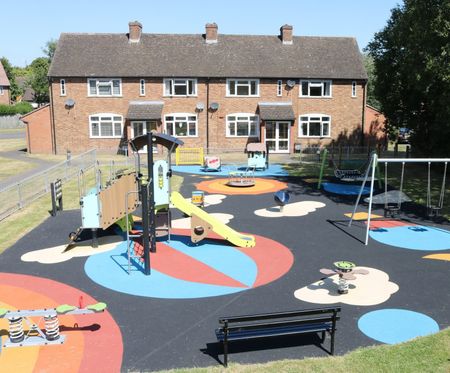Inclusive family play area designed and installed for RAF base ...