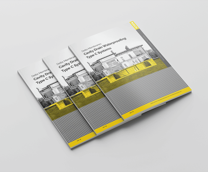 Delta updates Type C Cavity Drain Waterproofing brochure | Delta ...