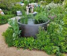 Large-scale water feature, RHS Chelsea Flower Show | Livingreen Design