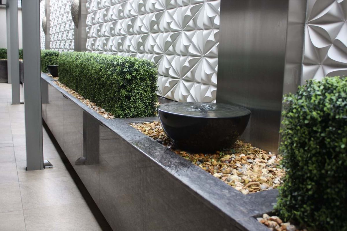 Water Bowl - fibreglass water feature for gardens and landscaping | Images