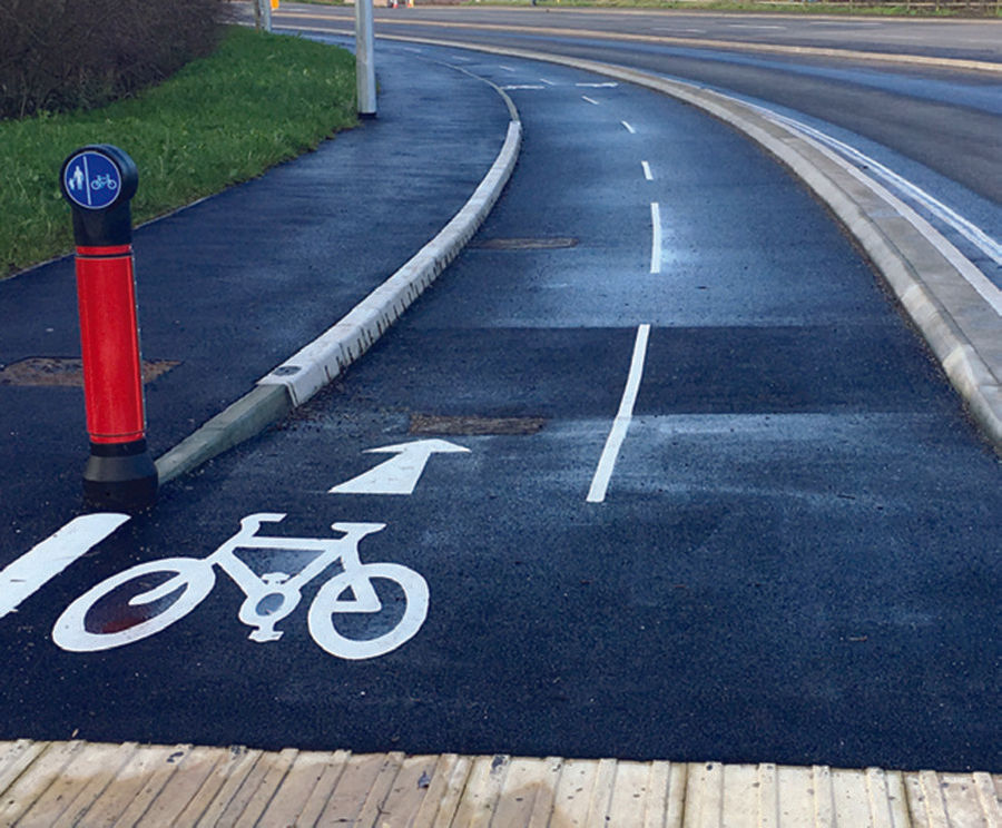 Images for KerbDrain CycleKerb combined kerb and drainage for cycle lanes