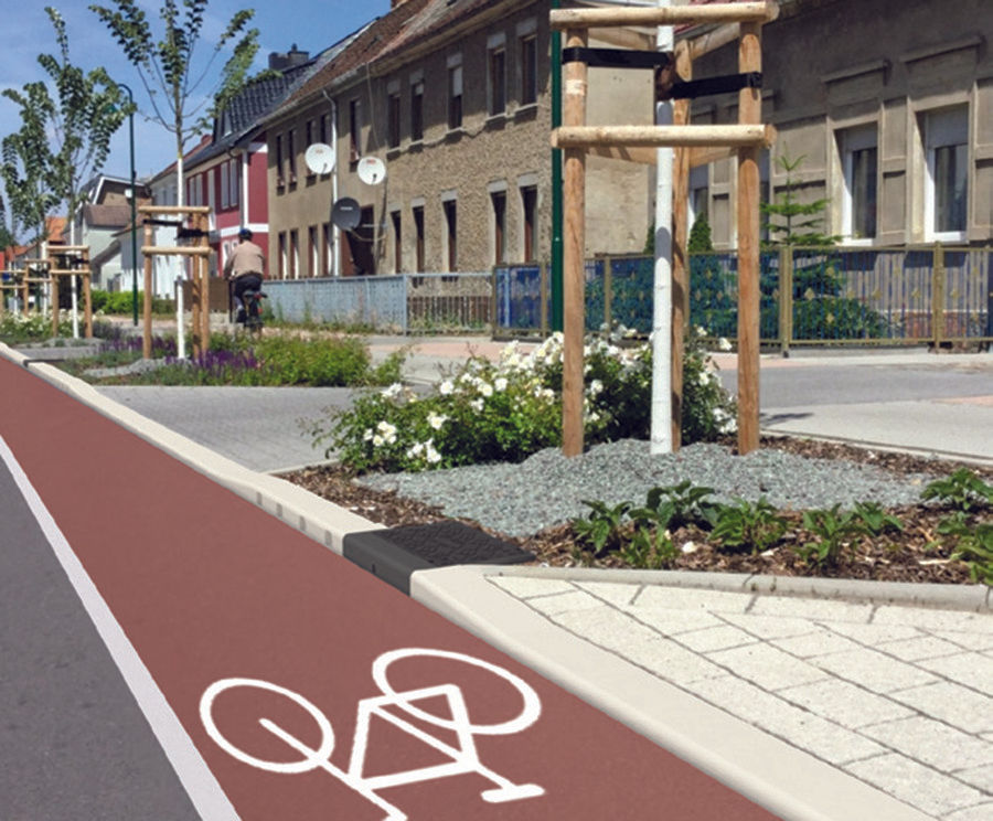 Images for KerbDrain CycleKerb combined kerb and drainage for cycle lanes