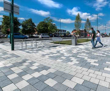 Rectangular concrete block paving | EXTERNAL WORKS
