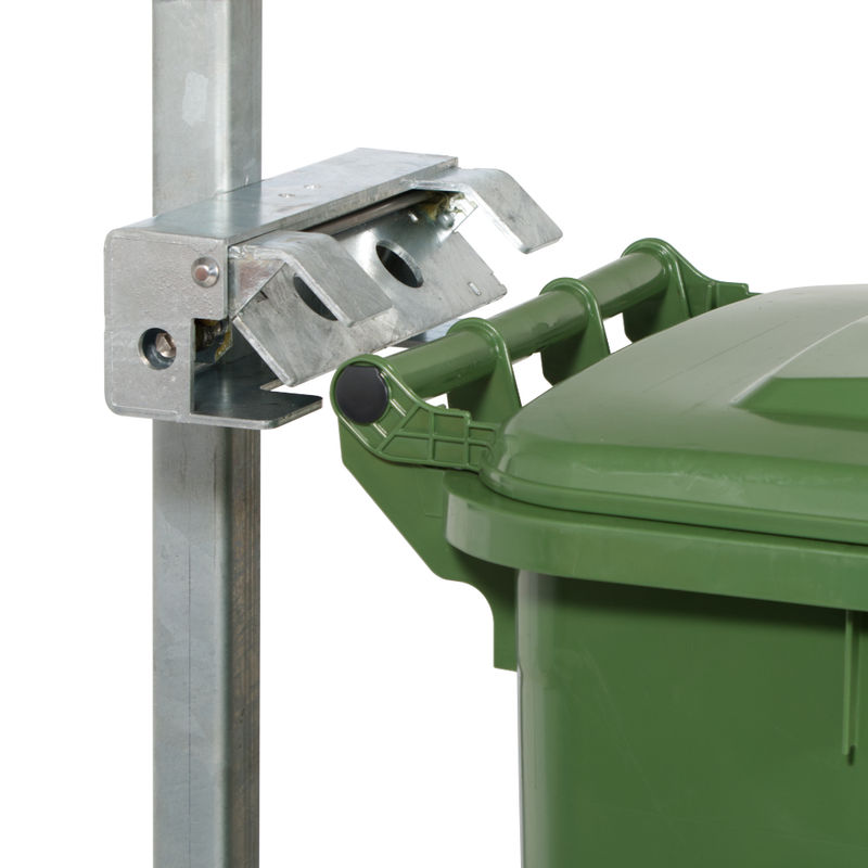 Wheelistat wheelie bin locking station | Images