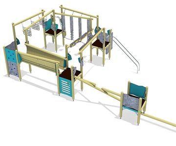 Multi-level playground equipment | EXTERNAL WORKS