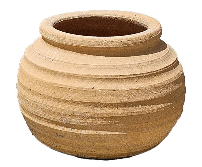 Mini Plake - squat, beehive-style Cretan terracotta pots | Cretan ...
